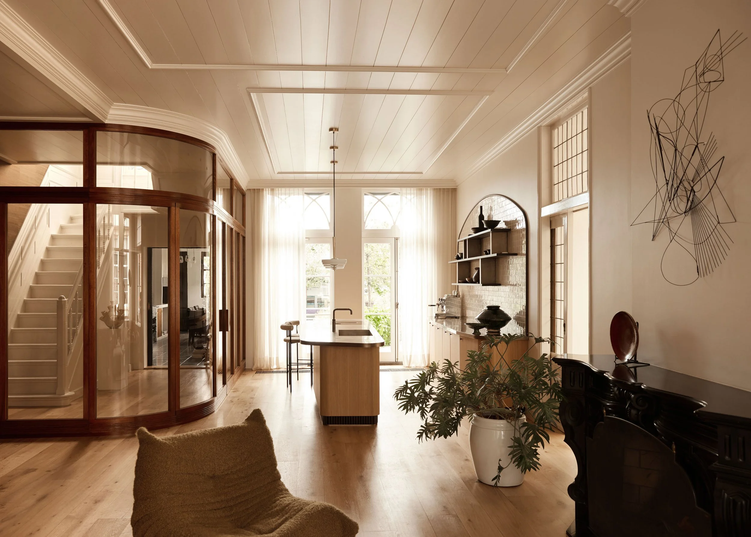 Town house interior design in Monnickendam by DAB Studio